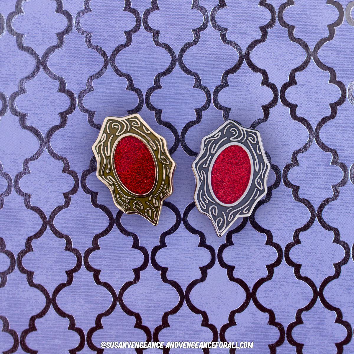 Mini Devil Amulet Pins – And Vengeance For All